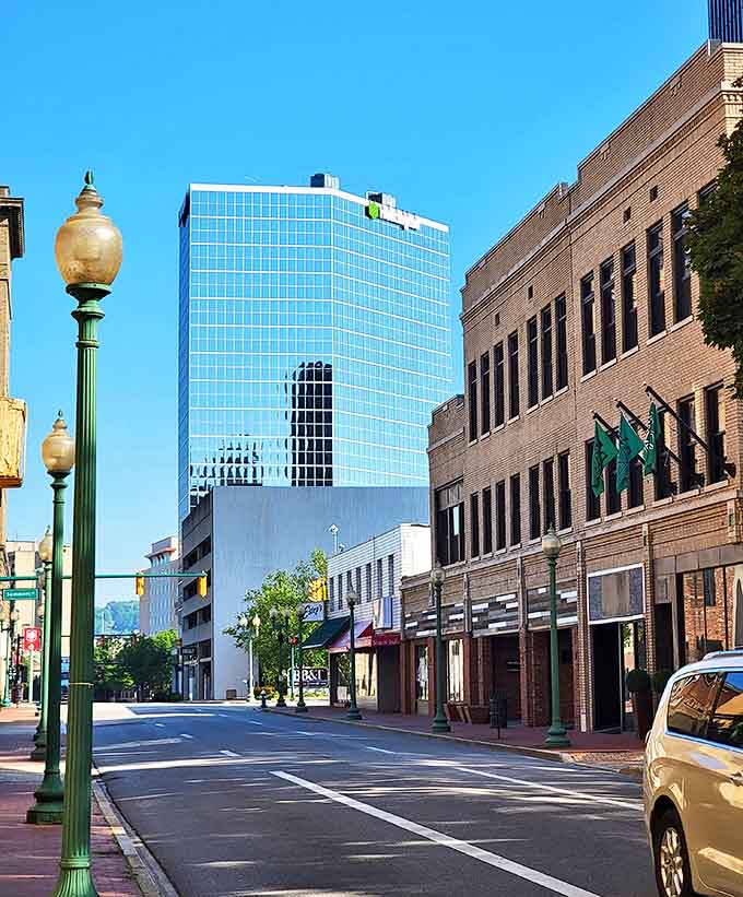 Even in West Virginia's capital, tree-lined campuses and affordable neighborhoods prove you don't need to be rich to live richly.