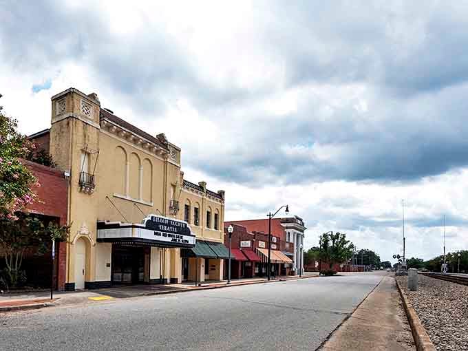 The Dillon County Theatre stands proud on Main Street, a beautiful reminder of when movie houses were architectural gems.