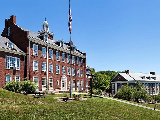 This stately Elkins building has the architectural equivalent of perfect posture &ndash; standing tall through decades of change.