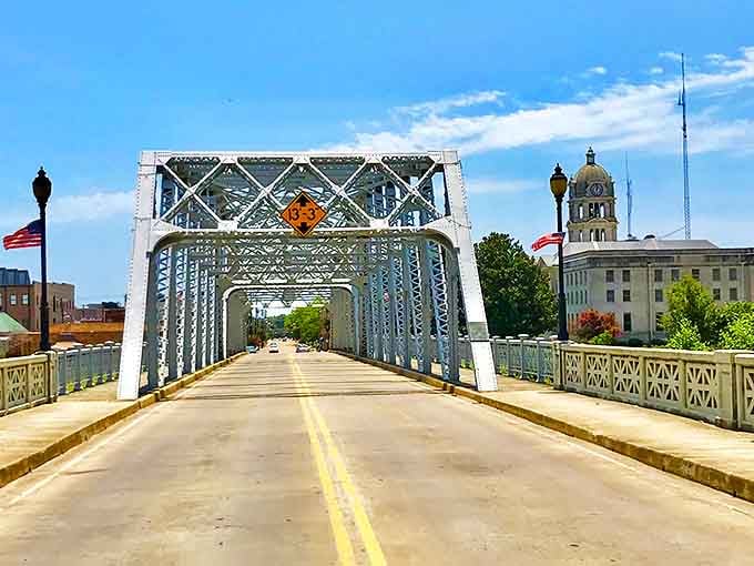 This historic bridge over the Yazoo River offers beautiful views and connects you to Greenwood's rich cotton heritage and culture.