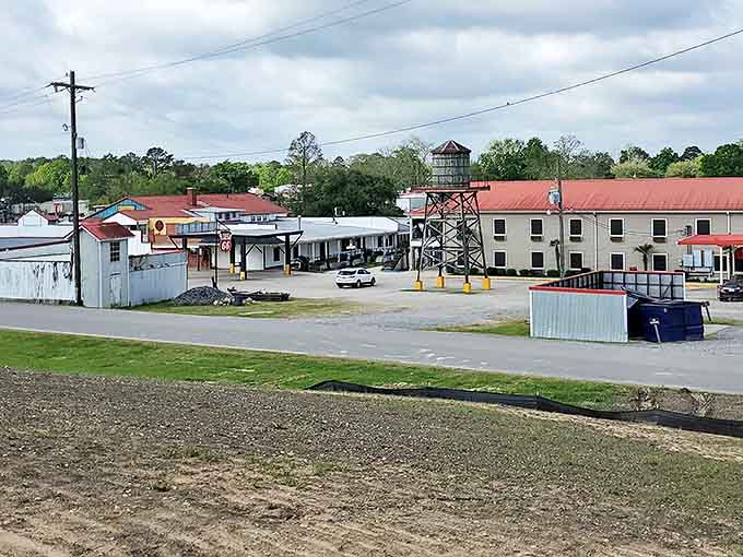 This view of Henderson's community gathering spot proves Louisiana knows how to beat the heat in style.