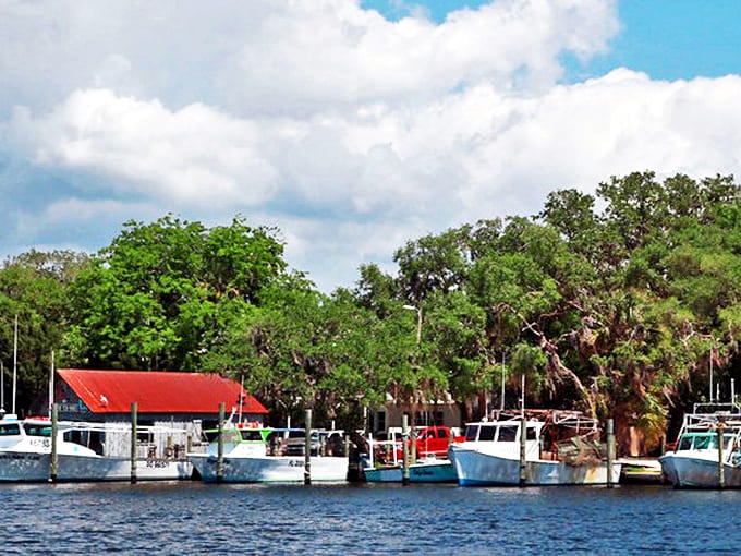 Homosassa's waterfront combines natural beauty with working boats, where fishing isn't just recreation&mdash;it's a way of life.