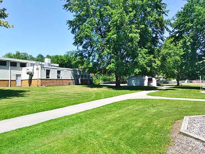 Leavittsburg's quiet pathways lead to affordable living spaces where your retirement budget breathes easier than in crowded coastal towns.