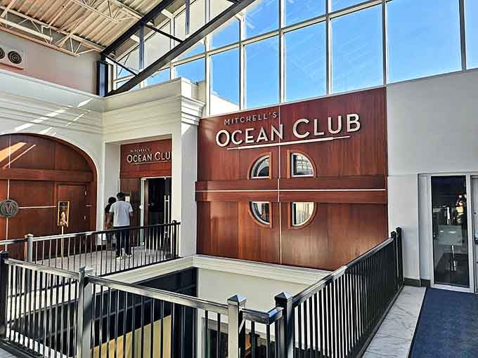 That sleek interior design creates the perfect backdrop for steaks that are as impressive as the architecture.