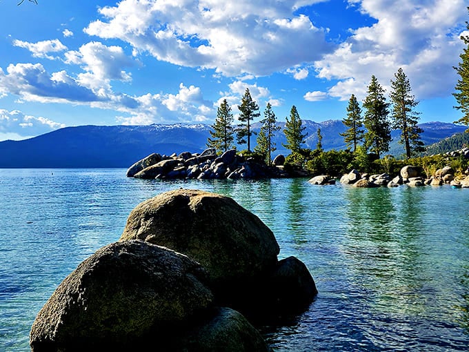 Lake Tahoe's pristine waters at Sand Harbor offer the kind of clarity we all wish our life decisions had.