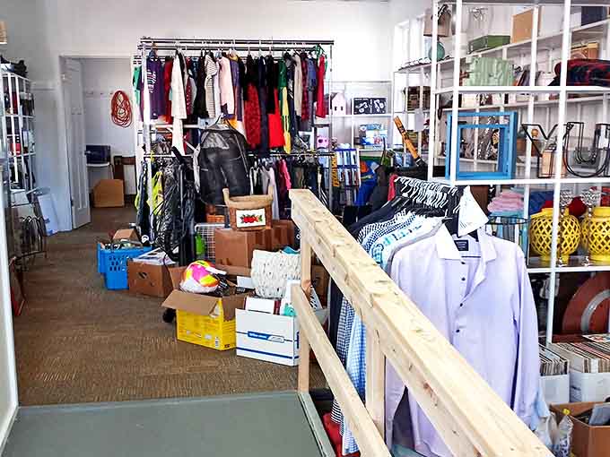 Inside The Arc, carefully selected merchandise awaits in a space that feels more curated than chaotic.