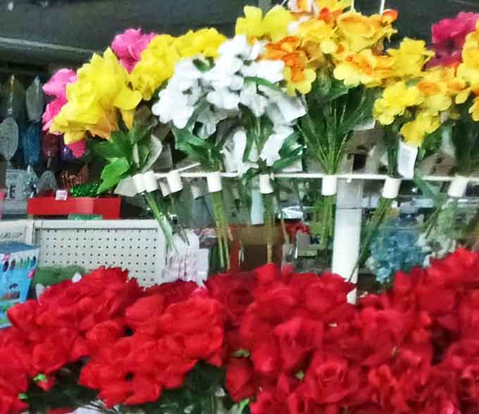 Artificial flowers that never die, never need watering, and never judge you for forgetting they exist. Perpetual spring for pocket change!