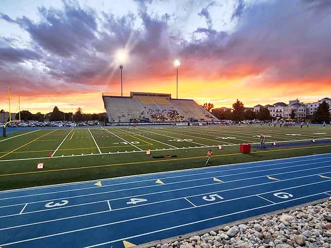 As sunset paints the sky above BYU-Idaho Stadium, even non-sports fans might find themselves spontaneously cheering for the home team.