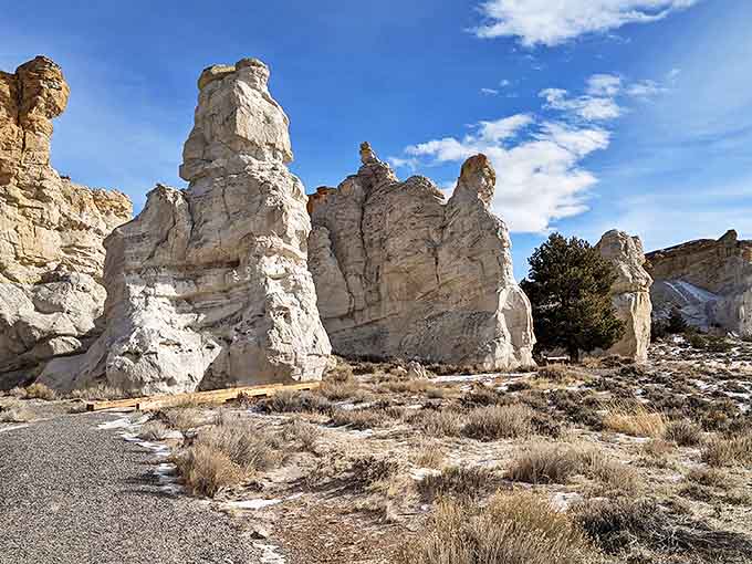 Castle Gardens' dramatic rock formations look like nature's attempt at sculpture after watching too many sci-fi movies.
