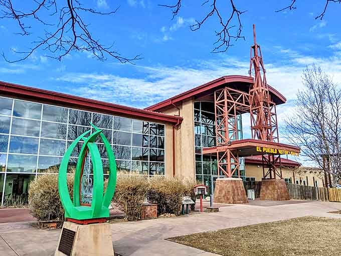 El Pueblo History Museum's distinctive architecture tells you immediately: this isn't going to be your grandmother's dusty history lesson.