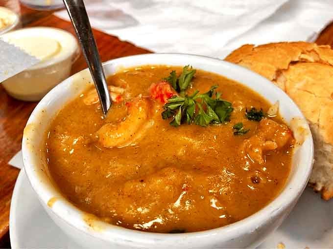 &Eacute;touff&eacute;e that makes you want to write poetry. This rich, roux-based masterpiece cradles each shrimp like it's precious cargo &ndash; which in Louisiana cuisine, it absolutely is.