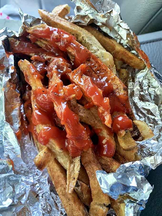 These aren't your ordinary fries&mdash;they're vehicles for that magnificent red sauce, transformed from supporting actors to co-stars.