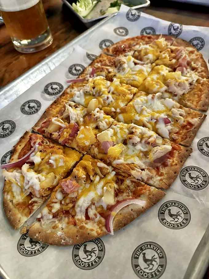 This Hawaiian BBQ flatbread is the tropical vacation your taste buds have been saving up for.