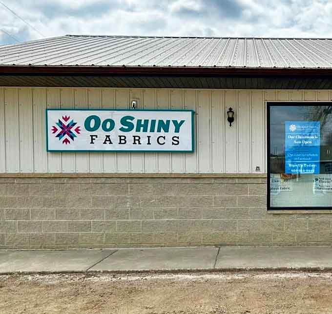 Oo Shiny Fabrics: where quilters and crafters find their happy place without needing GPS directions through a massive mall parking lot.