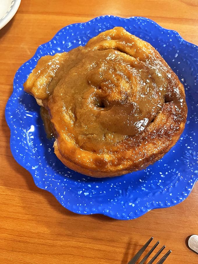 This cinnamon roll isn't just breakfast&mdash;it's dessert masquerading as a morning meal, and nobody's complaining.