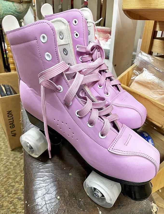 Roller skating back into fashion with these bubblegum-pink beauties. The 70s called&mdash;they want their weekend fun back!