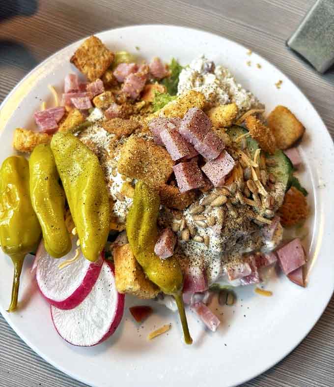 This isn't just a salad&mdash;it's a celebration. When a place known for comfort food makes vegetables this enticing, you know you're somewhere special.