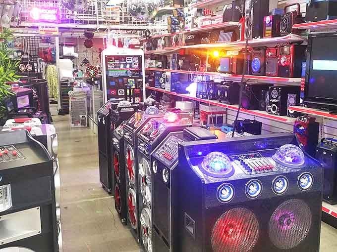 The audio department: where your neighbors will learn exactly how much you love bass and your musical taste spans decades.