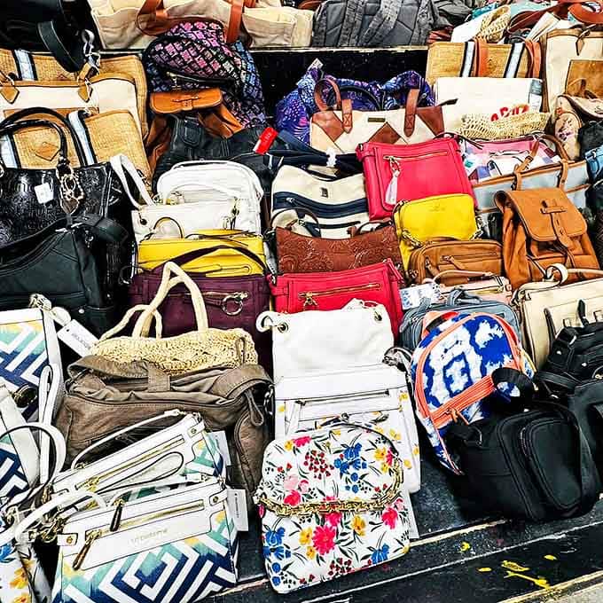 Designer handbags in every color imaginable&mdash;fashion's playground where style-conscious shoppers can refresh their accessories guilt-free.