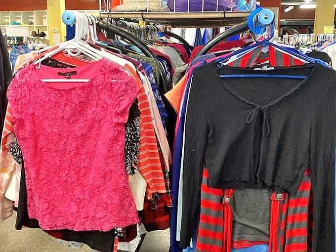 From business casual to Vermont cozy, the clothing racks hold fashion treasures waiting for their second act.