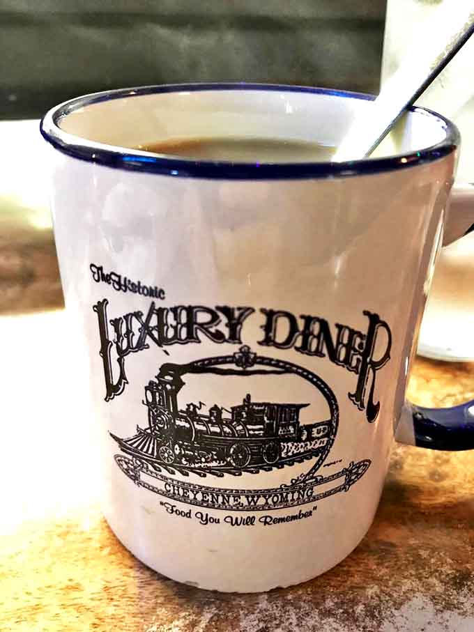 Coffee served in mugs emblazoned with the diner's history&mdash;because good memories, like good coffee, are meant to be savored slowly.