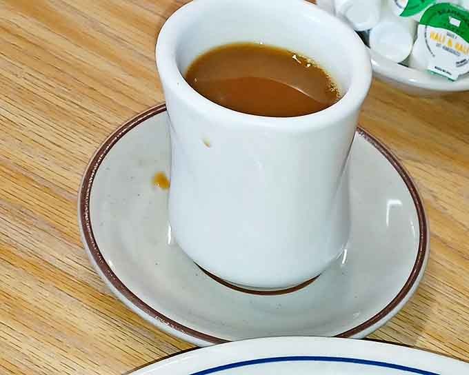 That coffee mug has seen things. It's witnessed first dates, business deals, and countless New Mexicans starting their day right.