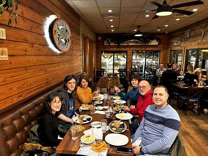 The true measure of a great restaurant isn't just the food&mdash;it's the joy on diners' faces. This family gathering proves Bubba's serves happiness by the plateful.