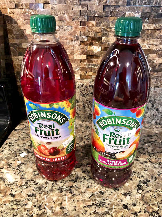 Robinson's squash &ndash; the British equivalent of liquid nostalgia &ndash; stands ready to complete your cross-Atlantic culinary experience.