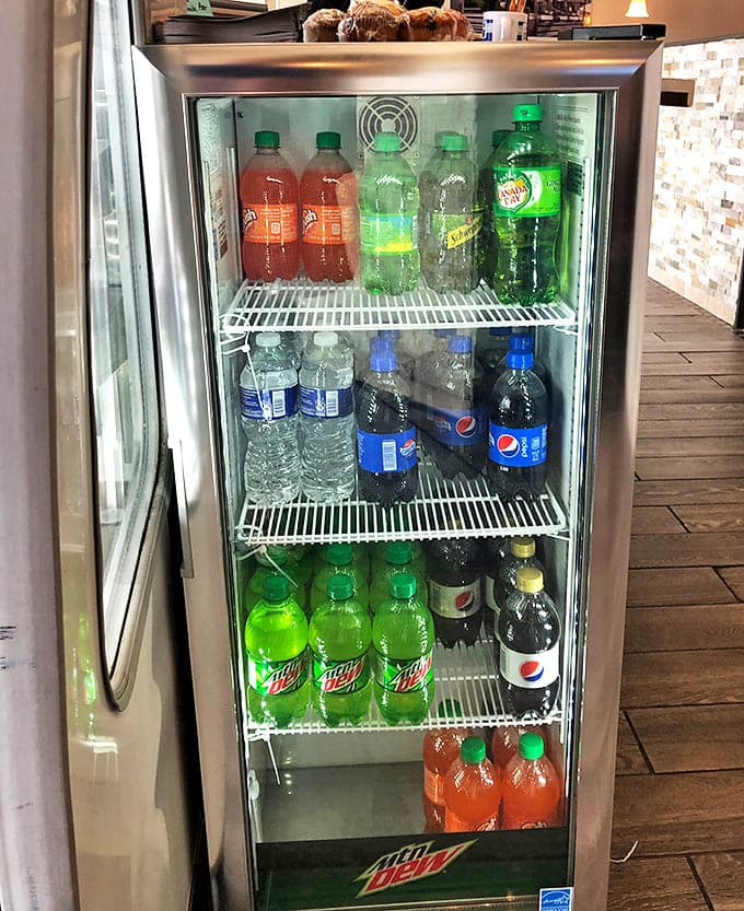 The beverage cooler&mdash;that unsung hero of every great diner experience, standing by with its rainbow of refreshment options for the parched and particular.