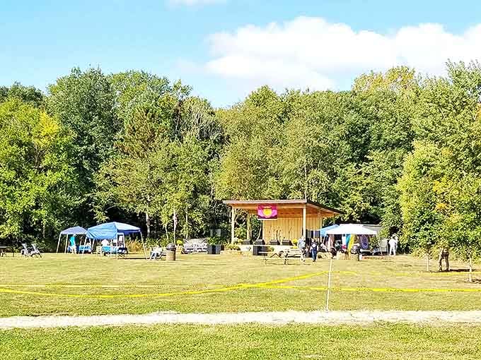 Community gatherings under summer skies &ndash; where potluck dishes and lawn chairs create the kind of entertainment no streaming service can match.