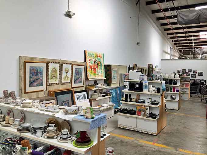 The home d&eacute;cor section offers everything from china sets to artificial plants, turning houses into homes one find at a time.