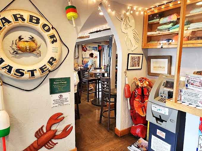 Where nautical meets nice! The "Harbor Master" life preserver isn't just decor &ndash; it's there to save you from a life of mediocre seafood.
