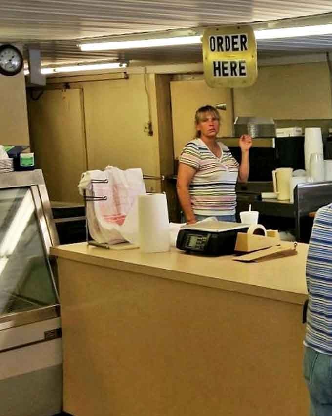 "Order Here" might be the three most beautiful words in the English language when you're standing in this spot, anticipation building with every minute.