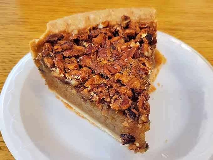 This isn't just pecan pie &ndash; it's a sweet, nutty masterpiece that makes you understand why people write songs about Southern desserts.