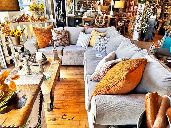 That sectional sofa looks so inviting, you might need to test it out&mdash;you know, for quality assurance purposes.