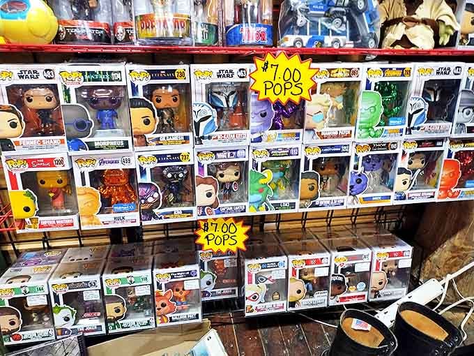 Pop culture preserved in plastic! These Funko figures aren't just toys&mdash;they're tiny time capsules of our collective obsessions, neatly boxed and alphabetized.