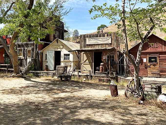 Historic wooden storefronts in Bodfish transport you back to California's Gold Rush days, when fortunes were made and lost before breakfast.