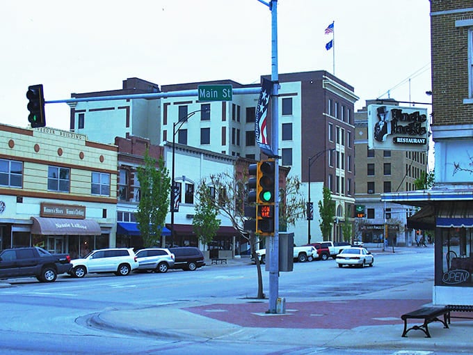Independence's Main Street showcases perfectly preserved architecture that Norman Rockwell would have loved to paint.