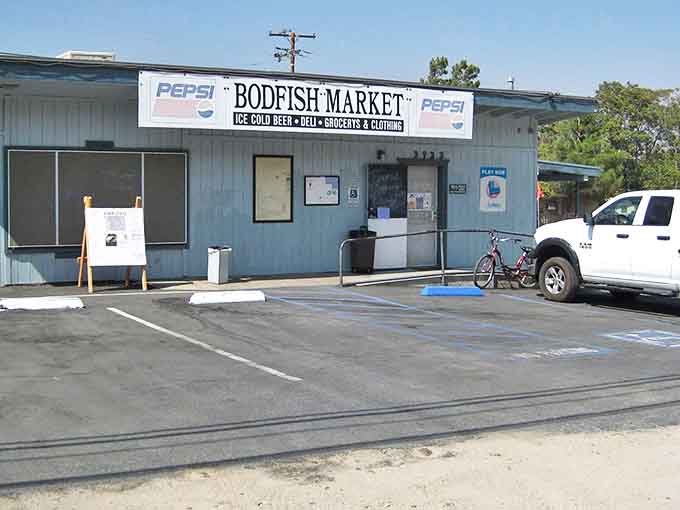 The Bodfish Market stands as a no-frills community hub where locals gather for essentials and friendly conversation without big city prices.