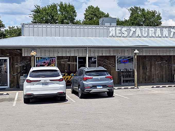 The metal siding of Dowd's has weathered more Missouri seasons than most of us have had birthday cakes.