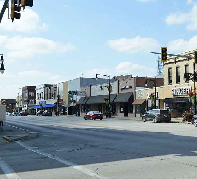 Galesburg's charming downtown features locally-owned shops where neighbors greet each other by name rather than rushing past.