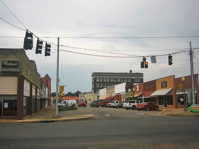The brick buildings of Hope's main street have witnessed generations of small-town life unfolding at a gentler pace.