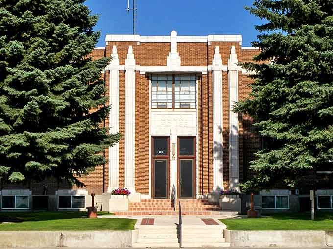This stately brick building in Jerome isn't just beautiful&mdash;it's a testament to the town's enduring character. Small-town charm with big personality.
