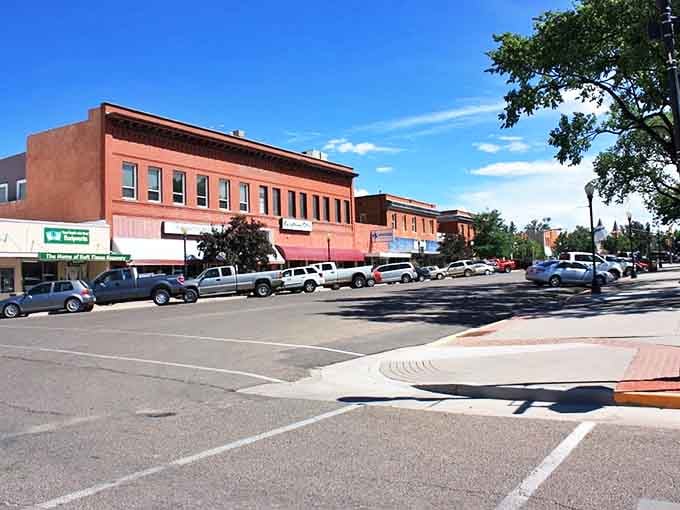 Historic brick buildings line La Junta's downtown, housing businesses where personal service remains the gold standard.