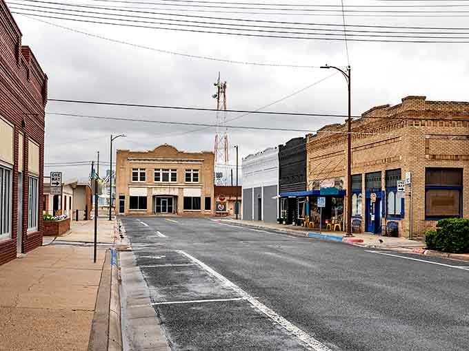 Colorful awnings and classic storefronts give Scottsbluff's downtown the feel of a movie set where living costs remain refreshingly down-to-earth.
