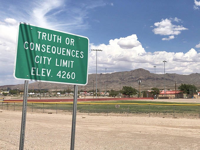 The "Truth or Consequences" welcome sign might be the most honest advertising in America&mdash;this town delivers on its promise of uniqueness.