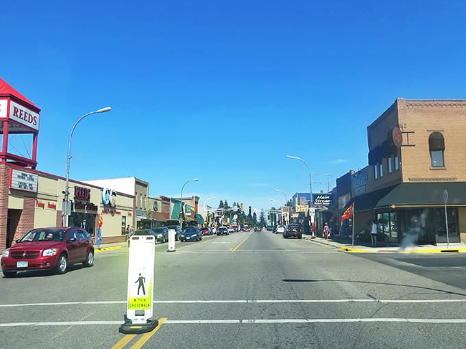 Small-town America shines in Walker's sun-drenched downtown, where every storefront tells a story worth hearing.