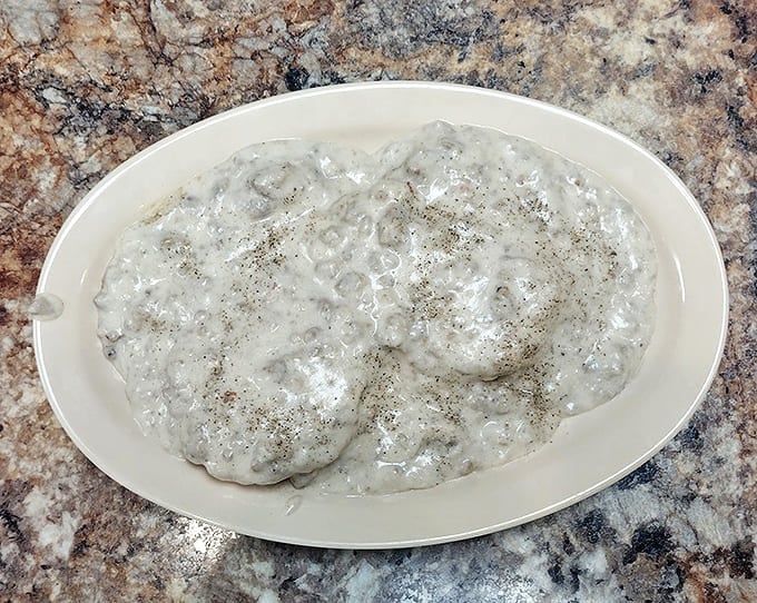 Biscuits and gravy that doesn't just stick to your ribs&mdash;it moves in, unpacks its bags, and sends change-of-address cards to all its friends.