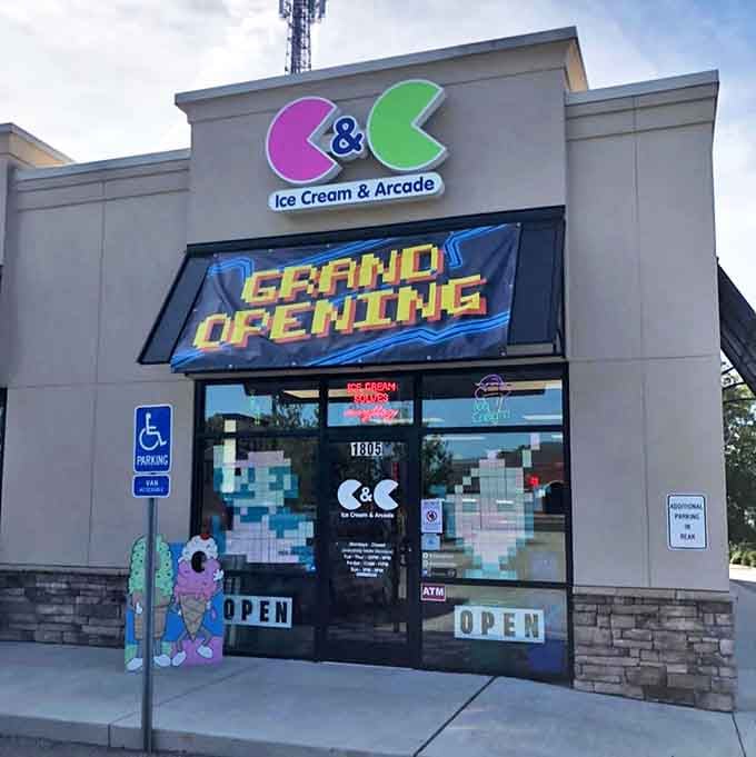 C & C Ice Cream and Arcade combines two childhood joys that still work their magic on adults. Nostalgia you can taste, with a side of Pac-Man.