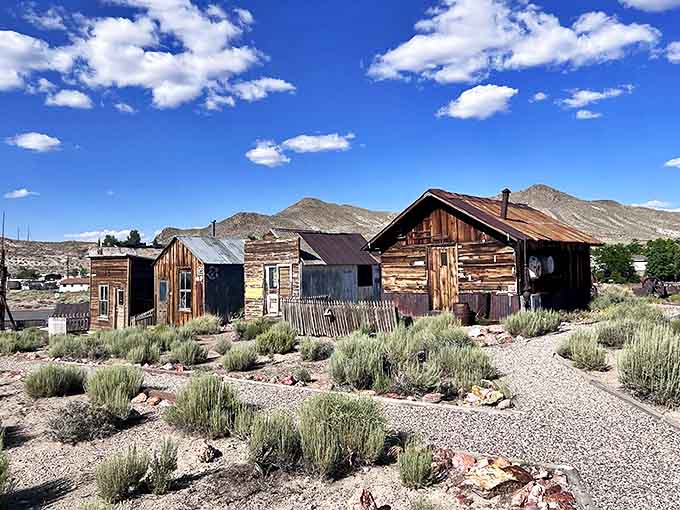 Pioneer cabins that have seen more history than your high school textbook. The desert sage growing around them smells like Nevada's natural perfume.